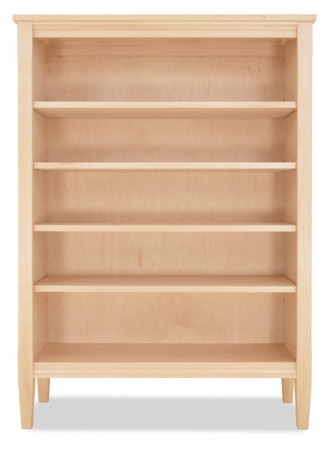 Shaker Bookcase 3-Maple | Maple Corner Woodworks